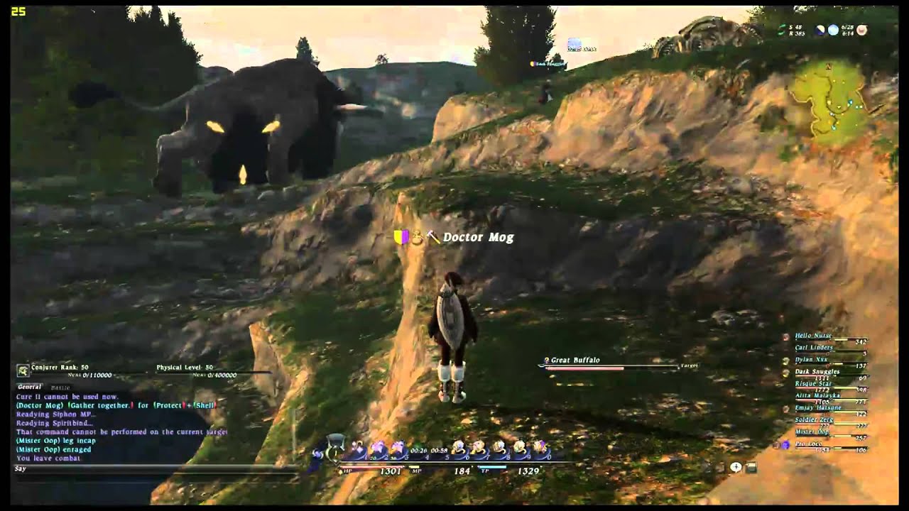 FFXIV: ENRAGED GREAT BUFFALO! 9,999 damage to everyone lol - YouTube