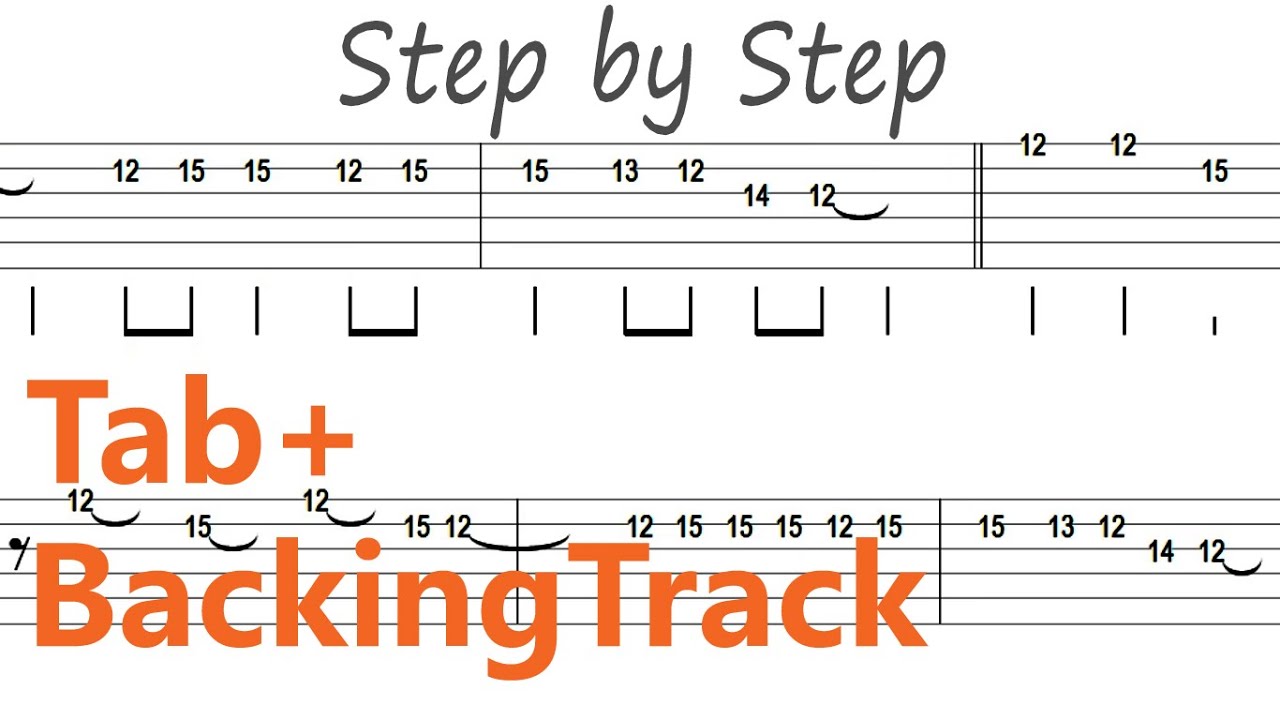 New Kids On The Block - Step by Step / Guitar Tab+BackingTrack - YouTube