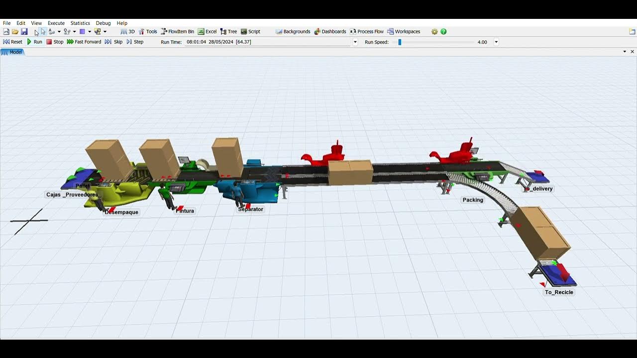 FlexSim 2024 Update 1 2024 06 04 23 53 48 - YouTube