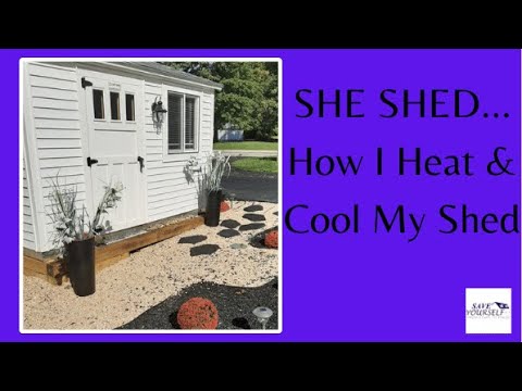 She Shed: How I Heat & Cool My She Shed w/Ductless Mini Split System ...
