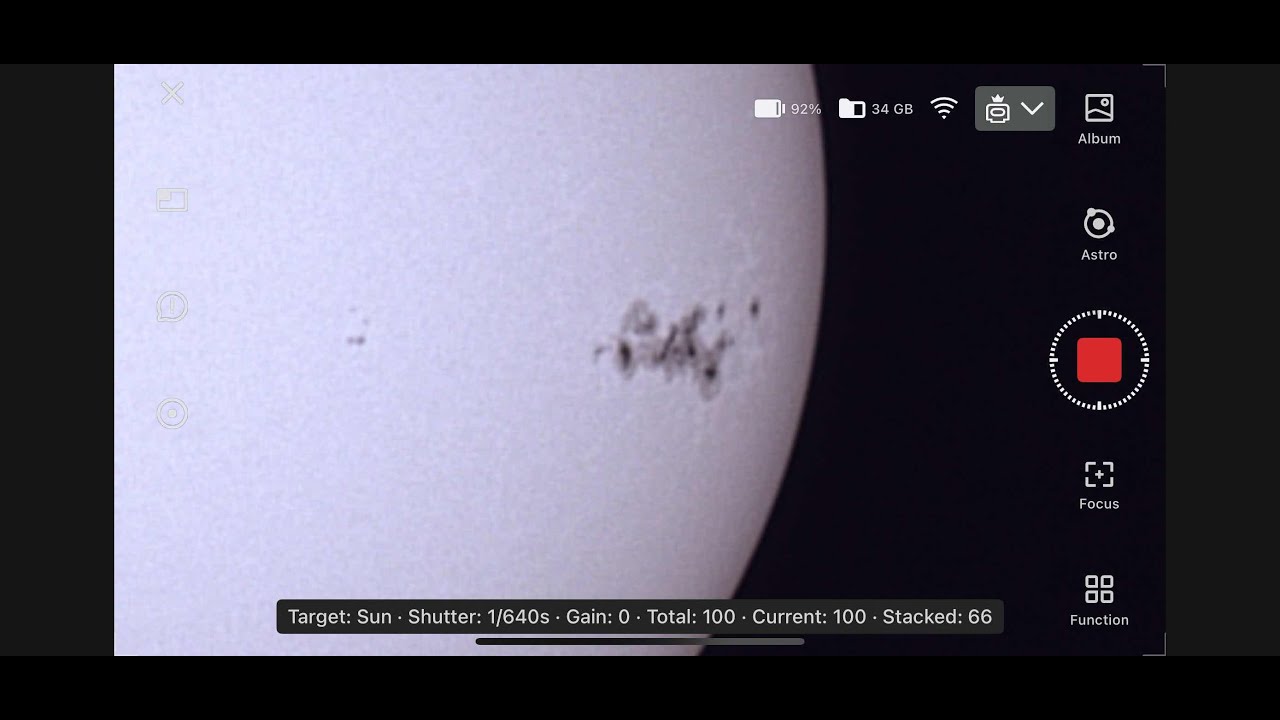 Live solar & massive sunspot view! - YouTube