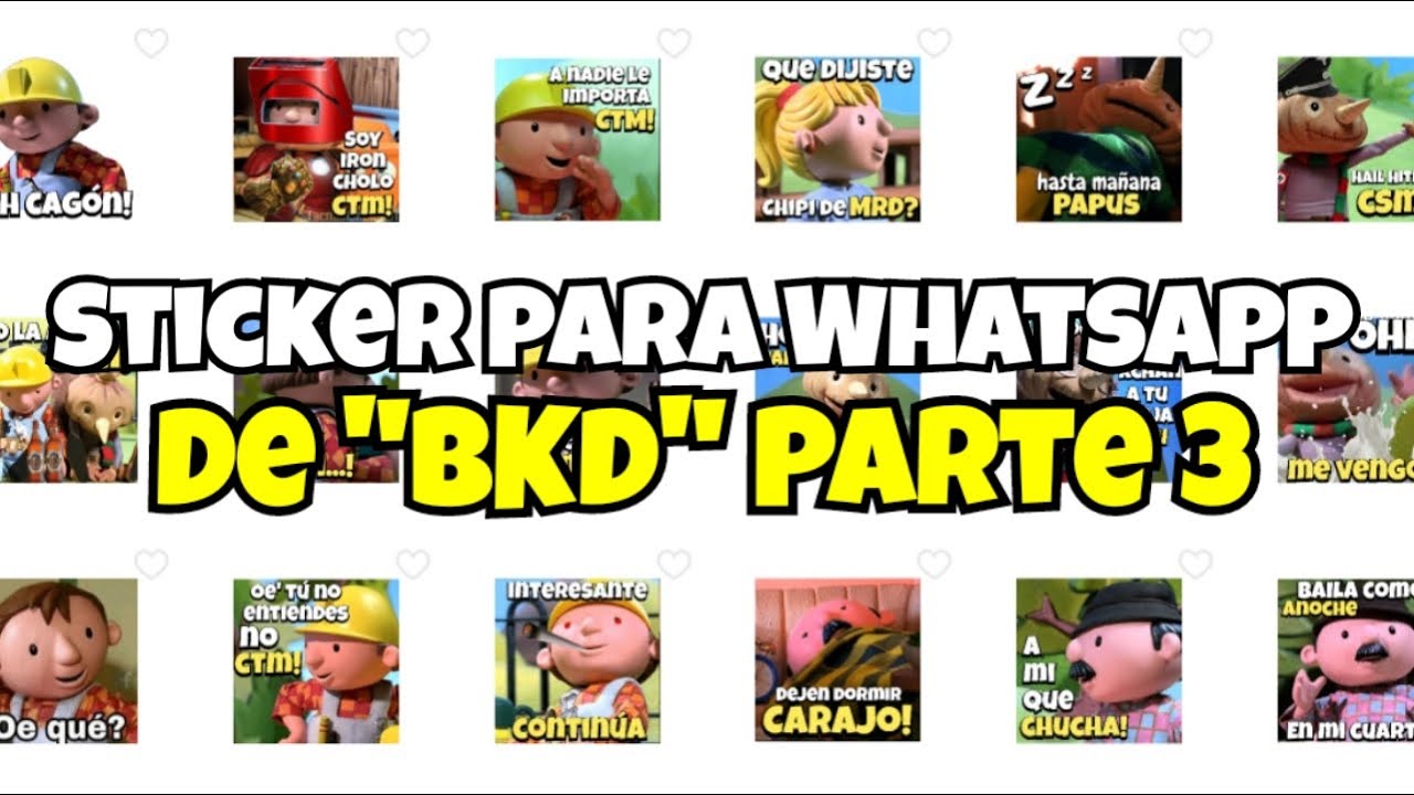 STICKERS DE BKD Parte 3 - YouTube