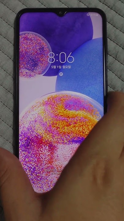 갤럭시 A23(SM-A235N) 전원 ON/OFF(SKT) - YouTube