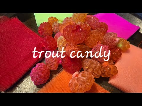 How to Tie Trout Roe Sacs and Fish them on a Dropshot Rig - YouTube