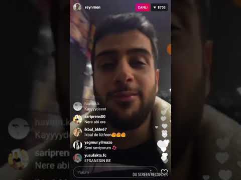 Reynmen Canlı Yayında Full Şarkı söylüyor