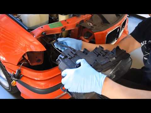 USR 92-99 BMW 3-Series Headlight Installation and Lens Removal