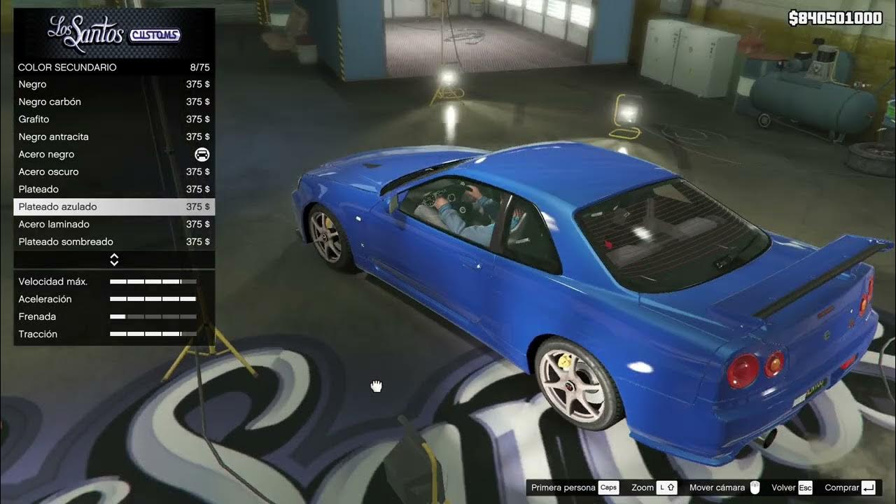 Grand Theft Auto V Nissan Skyline GTR-R34 De Rapidos y Furiosos en Gta5 - YouTube
