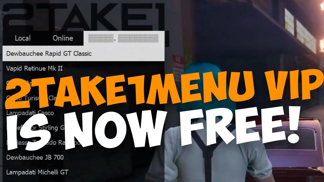 2TAKE1MENU VIP - *FREE* // BEST MODMENU FOR GTA V ONLINE! (1.67) // 26. ...