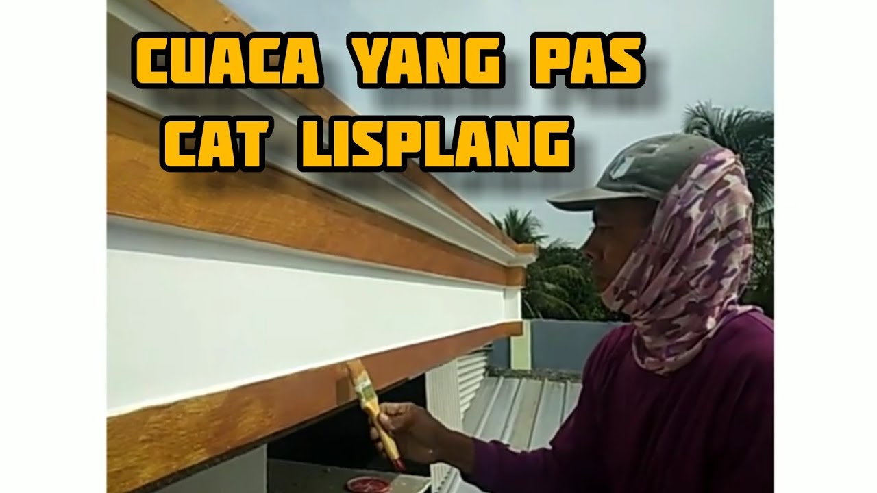cara cat lisplang rumah - YouTube
