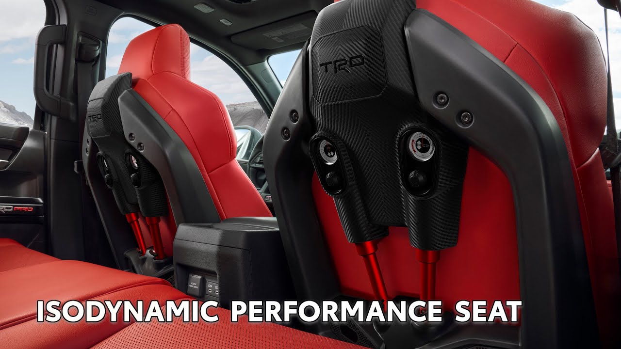 2024 Toyota Tacoma TRD Pro – New IsoDynamic Performance Seats - YouTube