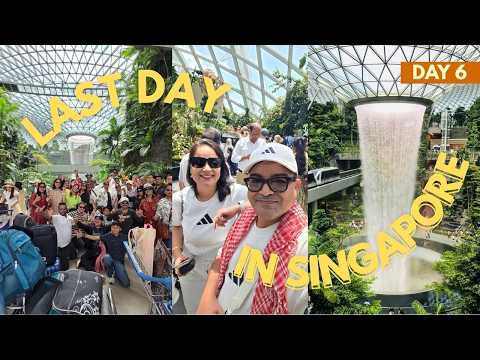 Inside Changi Airport- last day in Singapore! 😱😳 #viral #video #singapore