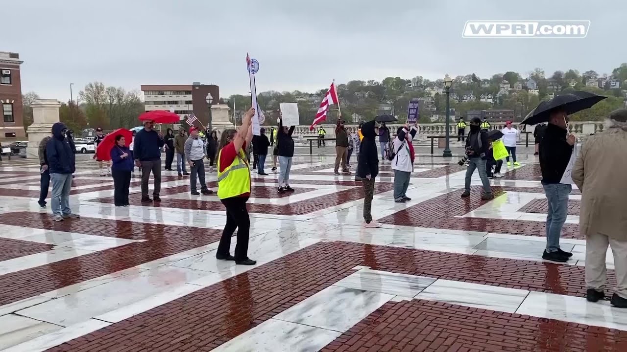 VIDEO NOW: Reopen RI rally at the RI State House - YouTube