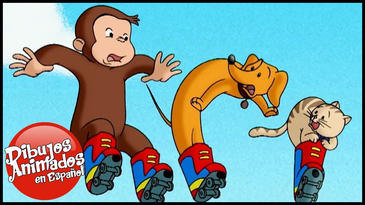 Jorge el Curioso en Español 🐵 Un Mono en Patines 🐵 Mono Jorge 🐵 ...
