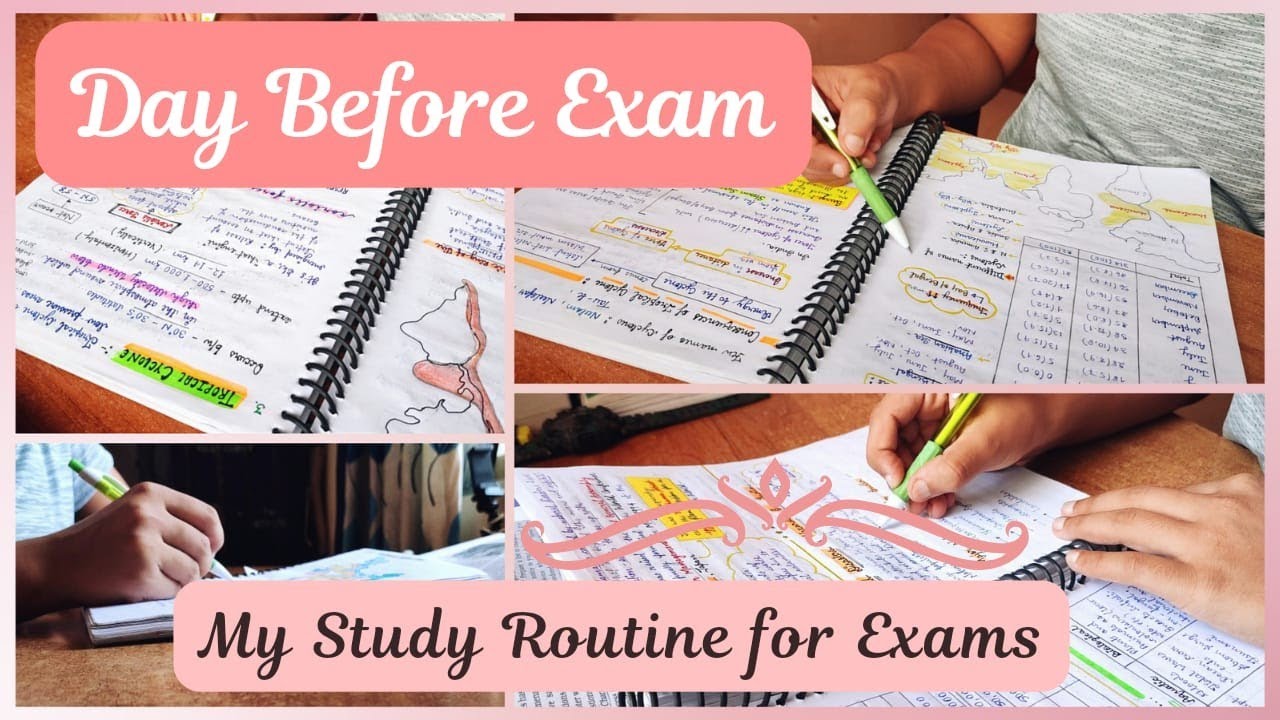 Day Before Exam📖 | Study Routine || @YakshitaLamba - YouTube