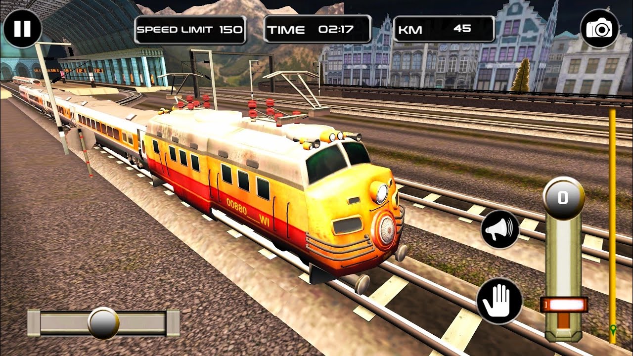Local Train Simulator | Driving a Powerful Train | Level 3 - YouTube