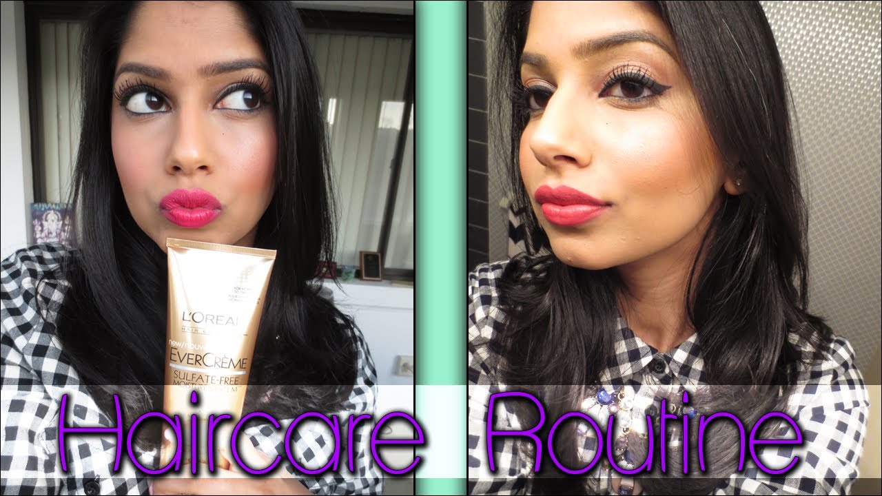My Haircare Routine! Perfect for Indian Hair! - YouTube