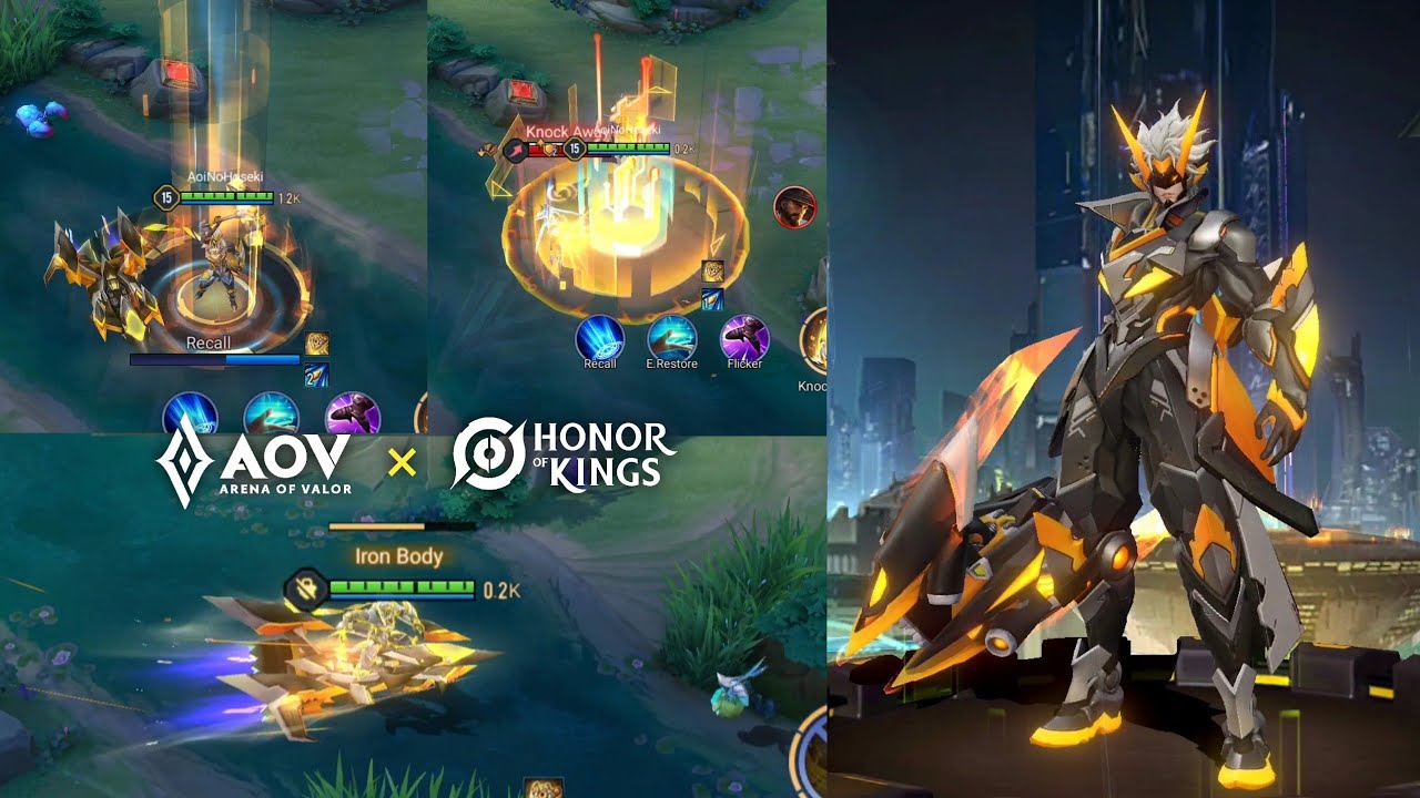 AOV New Skin Bijan X SunCe | AOV X HoK | Cyber Catalysm - Arena of Valor - YouTube