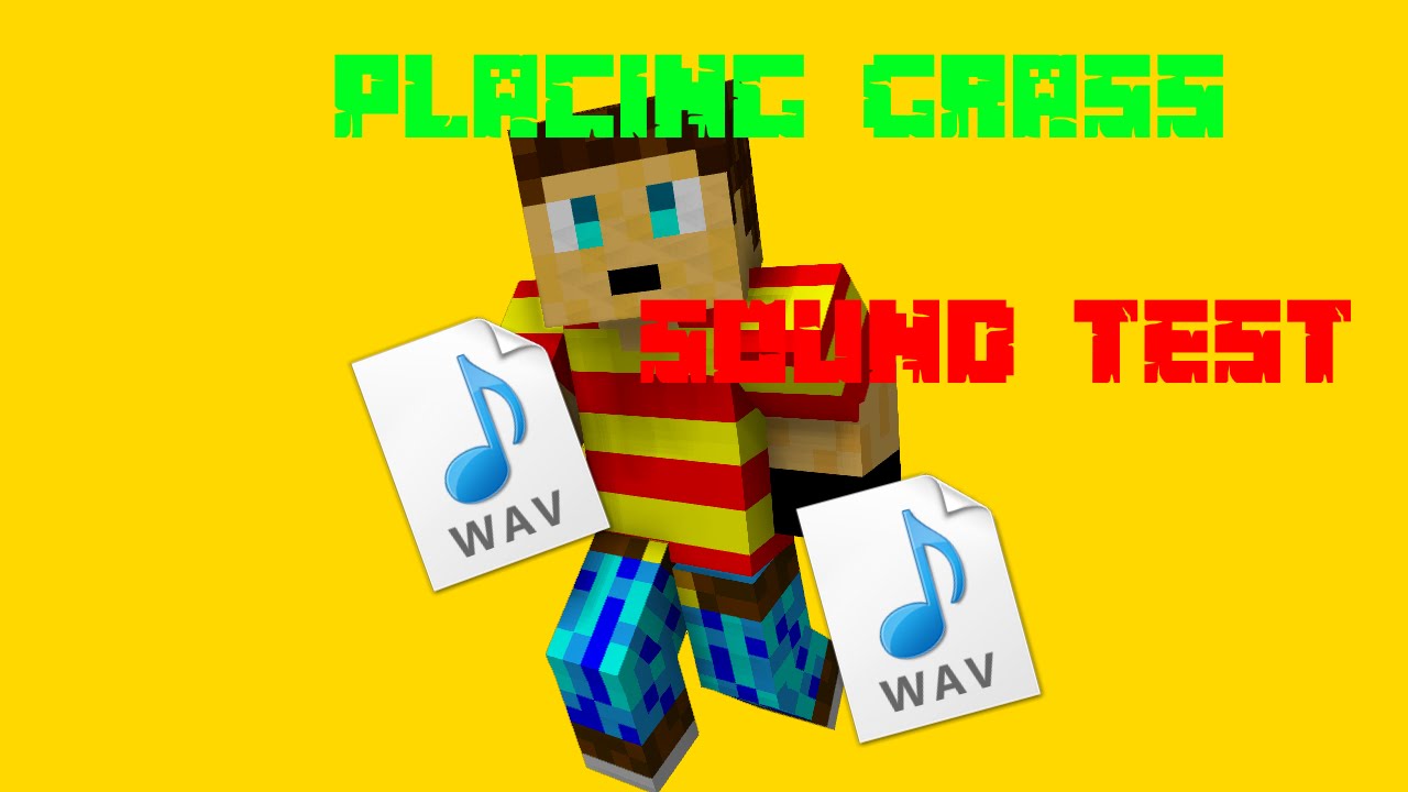 Sound Test: Placing Grass (Minecraft Animation) - YouTube