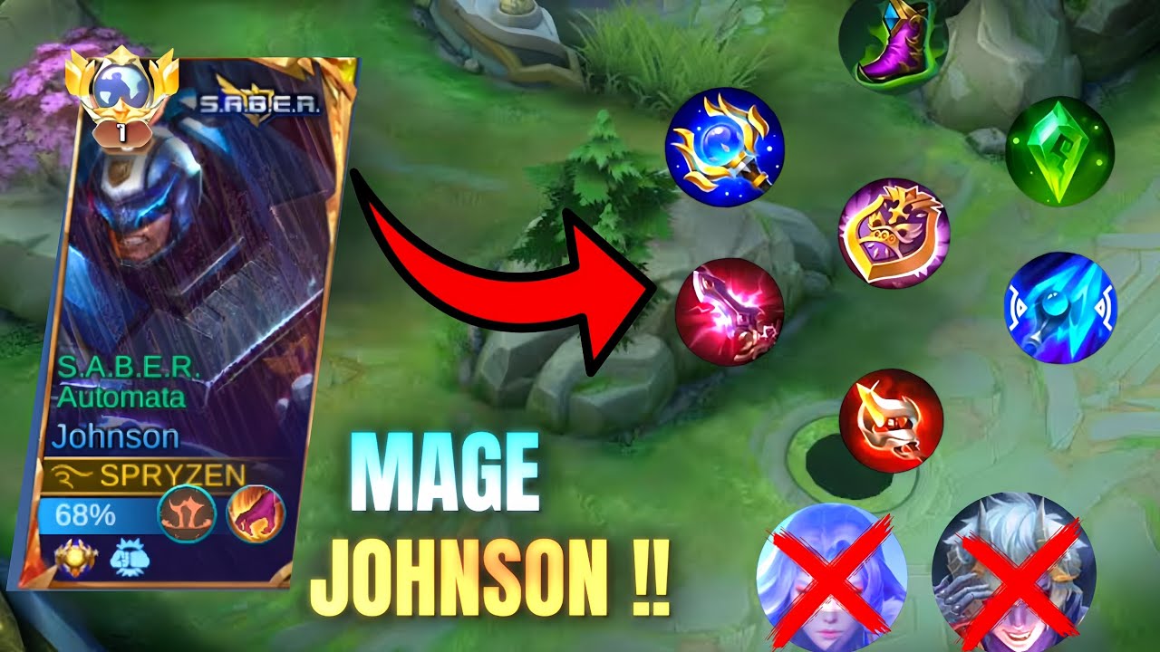 ||Finally Found The Best ONE HIT JOHNSON BUILD ☠️🔥|| MOBILE LEGEND ...