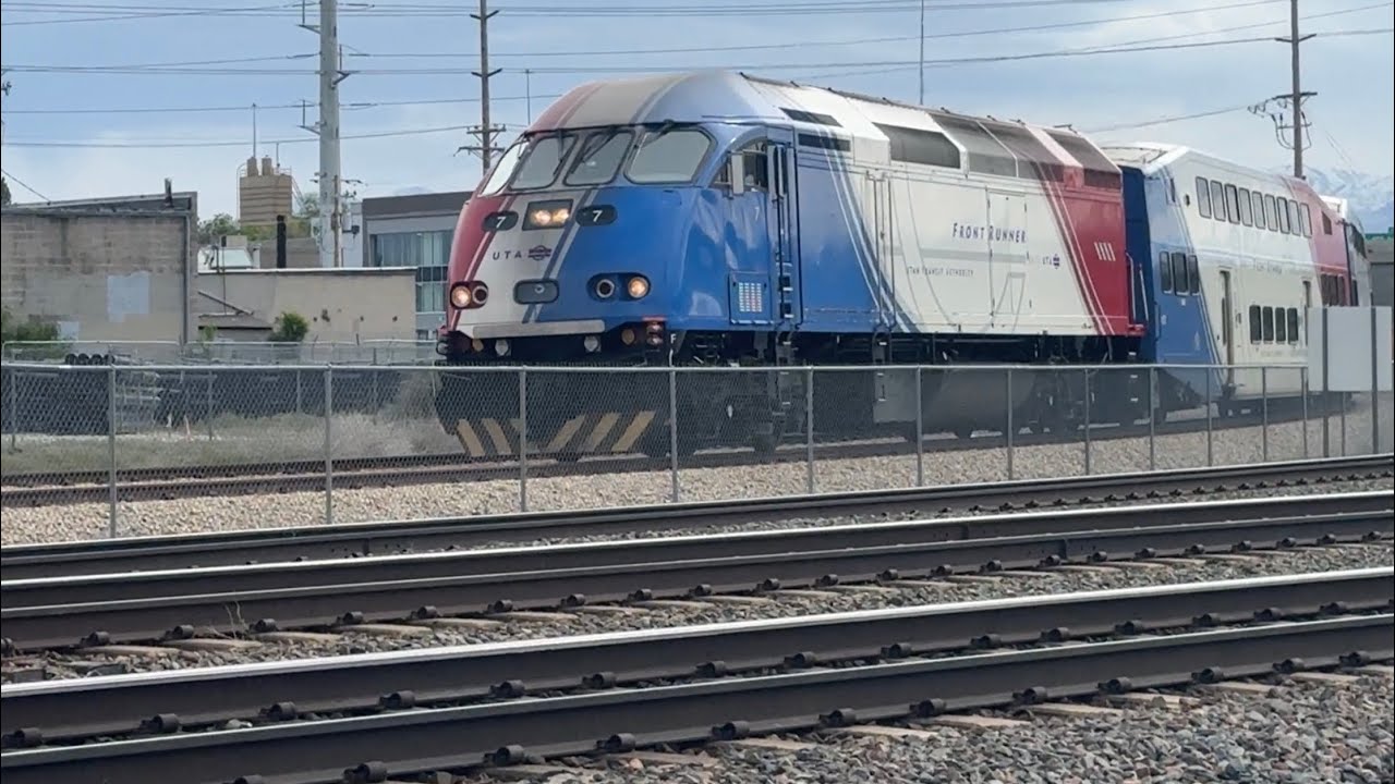 North bound UTA Frontrunner to North Temple! - YouTube
