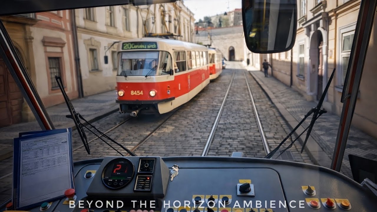🚋 Scenic Prague Tram Ride | Vintage Tatra Tram Journey 🌆 - YouTube