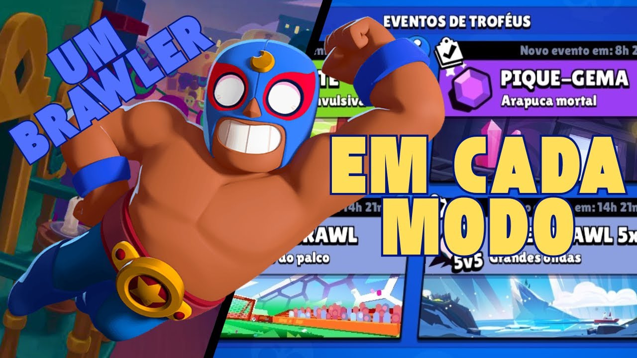 EL PRIMO em Todos os Modos! 💥 | Um Brawler em Cada Modo #6 - YouTube