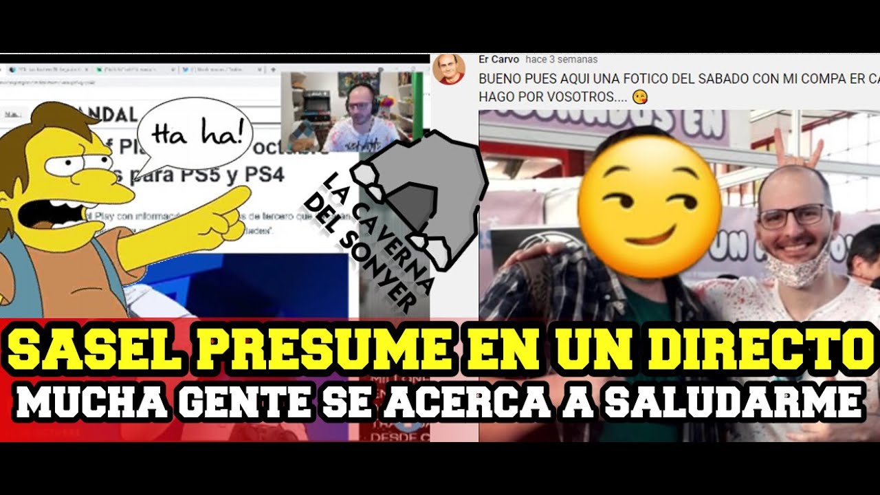 Sasel presume que la gente se acerca mucho a saludarle en la calle ...