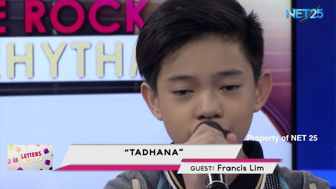 FRANCIS RYAN LIM - TADHANA (NET25 LETTERS AND MUSIC) - YouTube
