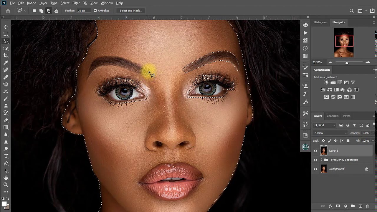 COLOR GRADING ON SKIN TONE - Photoshop tutorial - YouTube