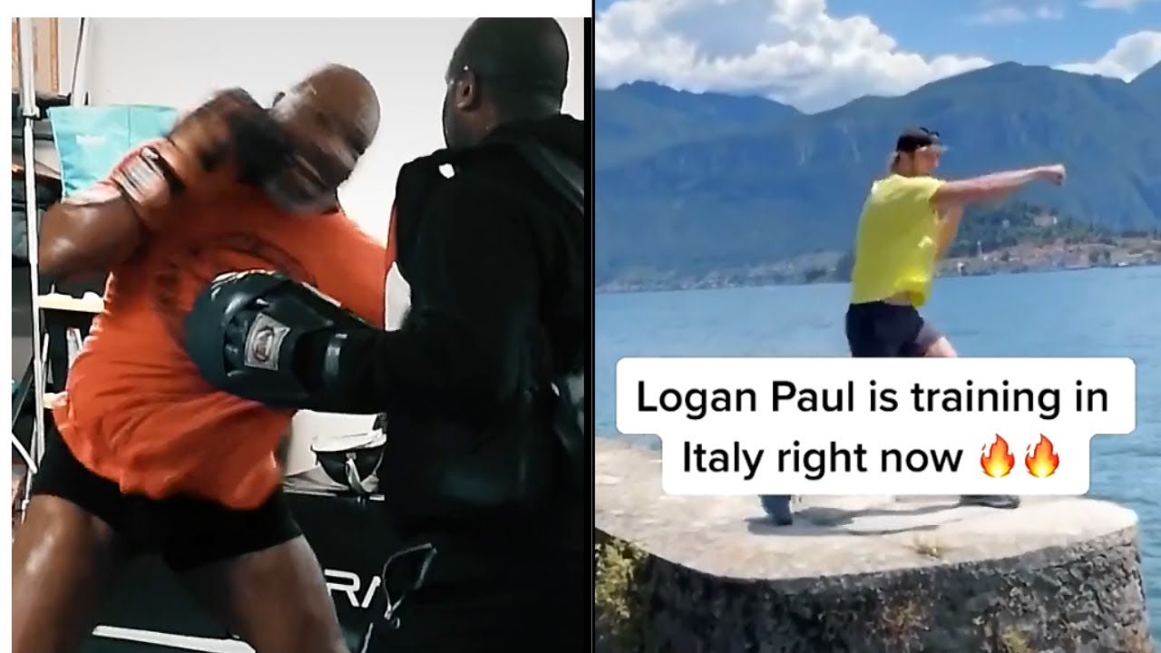 Mike Tyson Vs. Logan Paul boxing match (Feb 2022) Training comparison ...