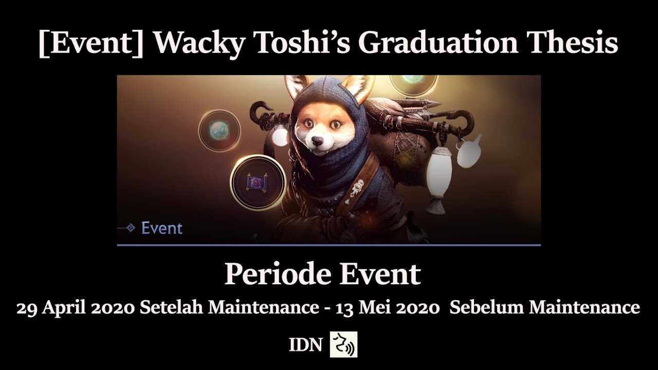 [PC] Black Desert Online (BDO) - Event 29 April 2020 Wacky Toshi's ...