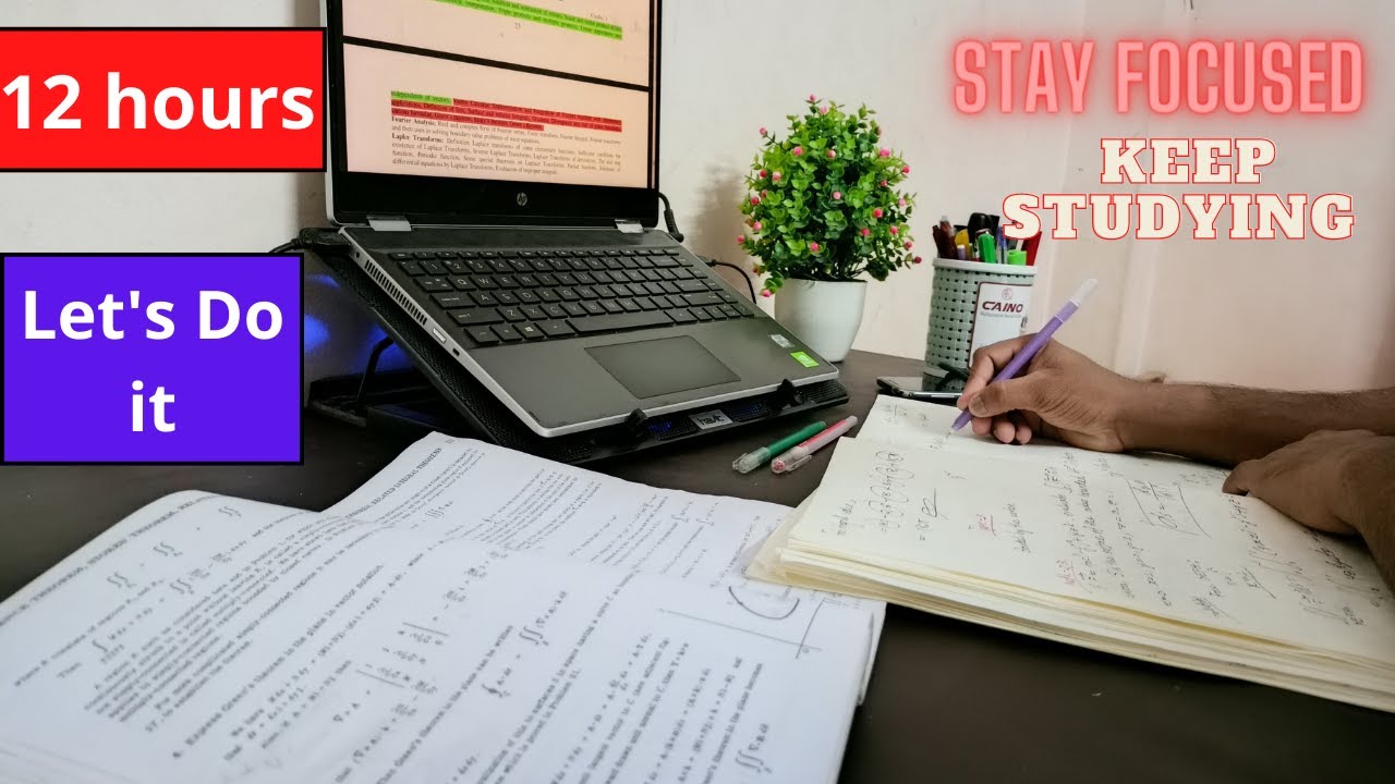 🔴 12 Hours Study with me | study with me live Pomodoro | rainy sound ⛈️ ...