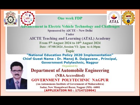 ATAL FDP GPN #Day3 Session6 - YouTube