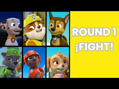 ROUND 1,FIGHT! Paw patrol|Chase Paw,Creditos:@cxn711 - YouTube