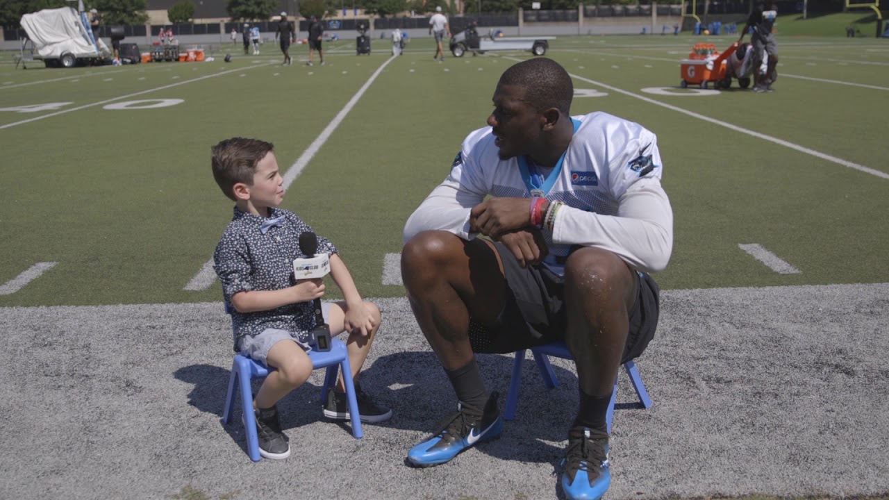 Kids Club Reporter: Devin Funchess - YouTube