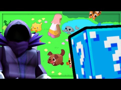 PROCURANDO o LUCKY DOMINUS na UPDATE de LUCKY BLOCK | Pet Simulator X ...