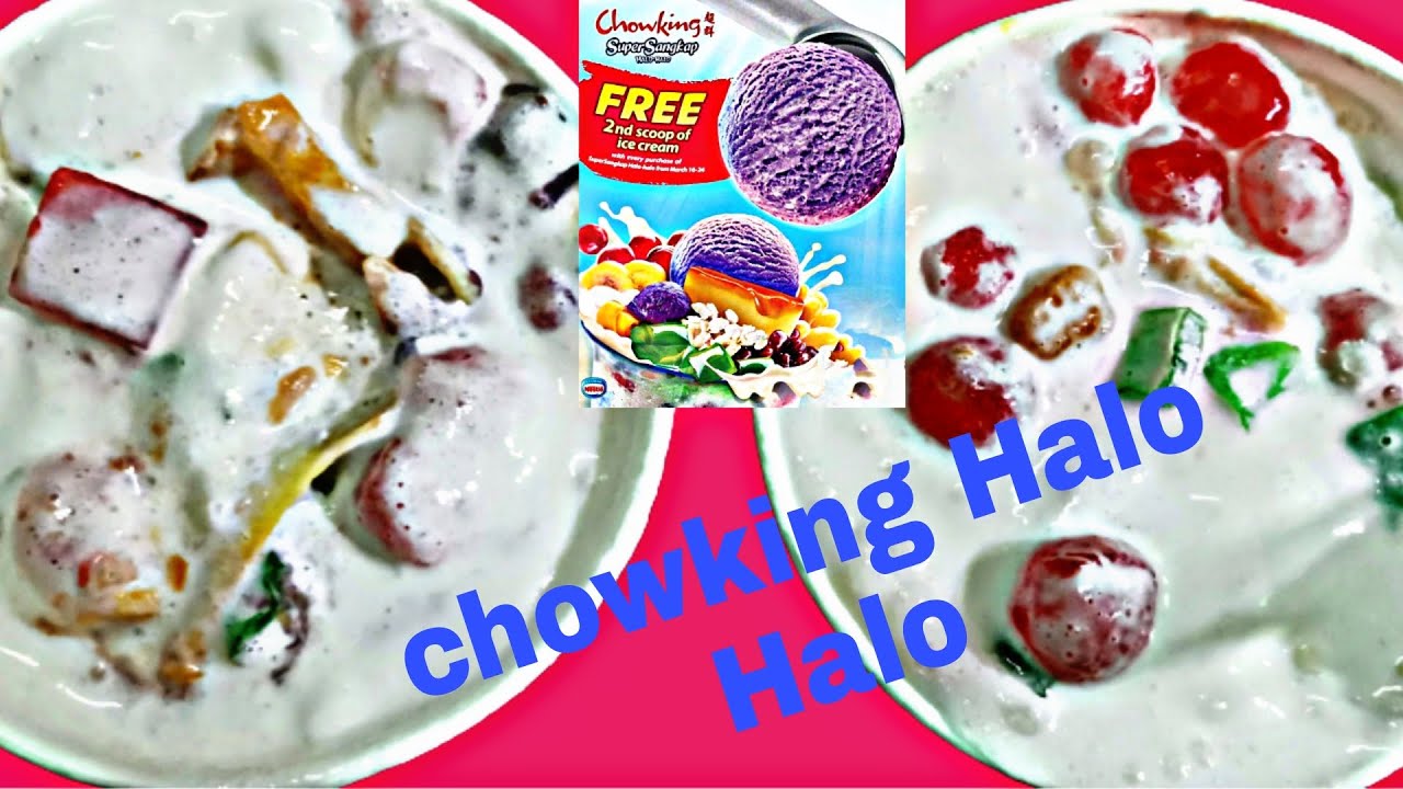 Chowking halo halo mukbang 😋|very tasty and delicious desert gift from ...
