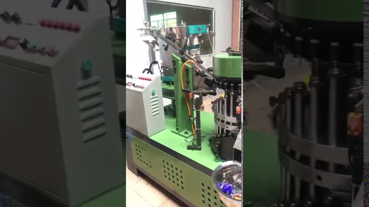 Screw Washer Assembly Machine for screw with max length 200mm - YouTube