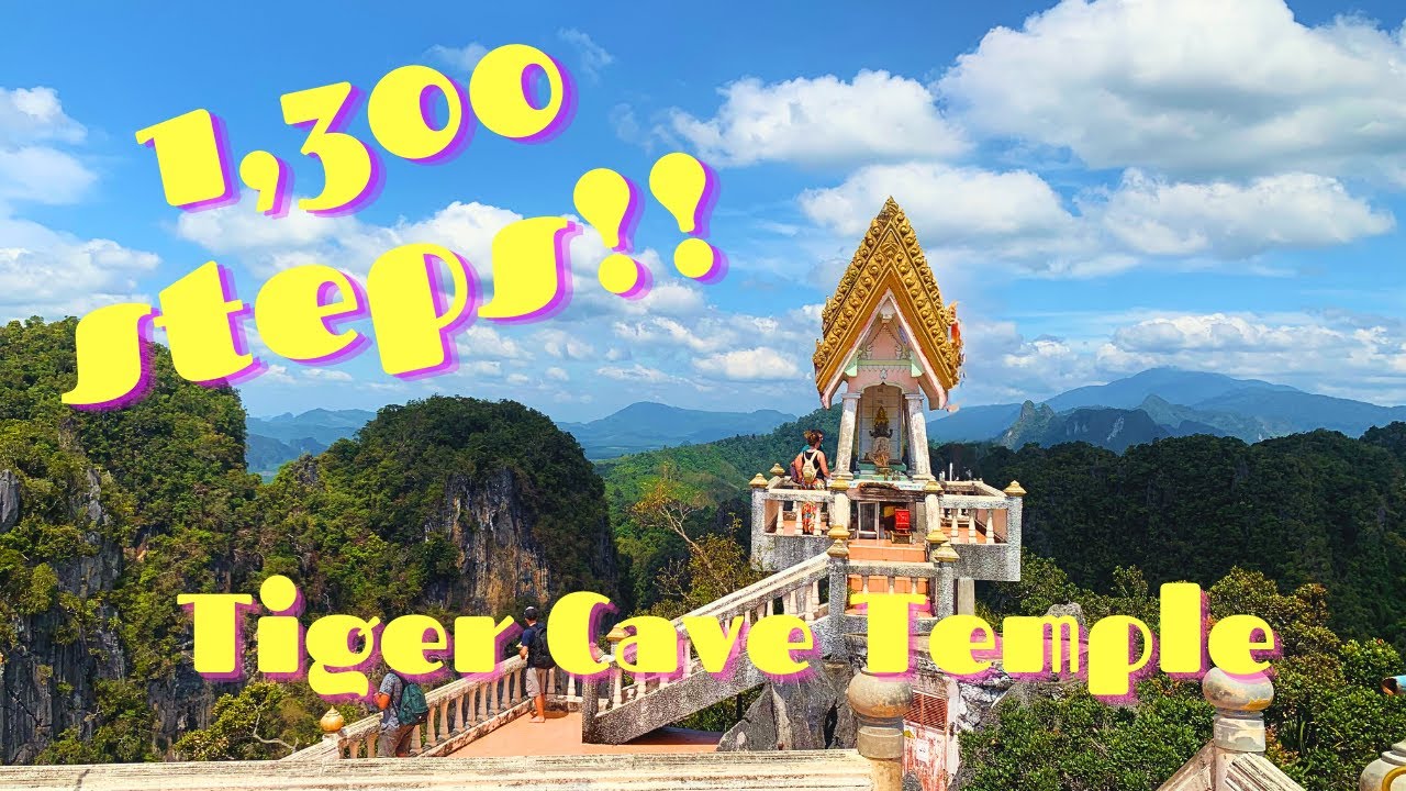 Climbing 1,300 Steps to the Tiger Cave Temple in Krabi, Thailand! - YouTube