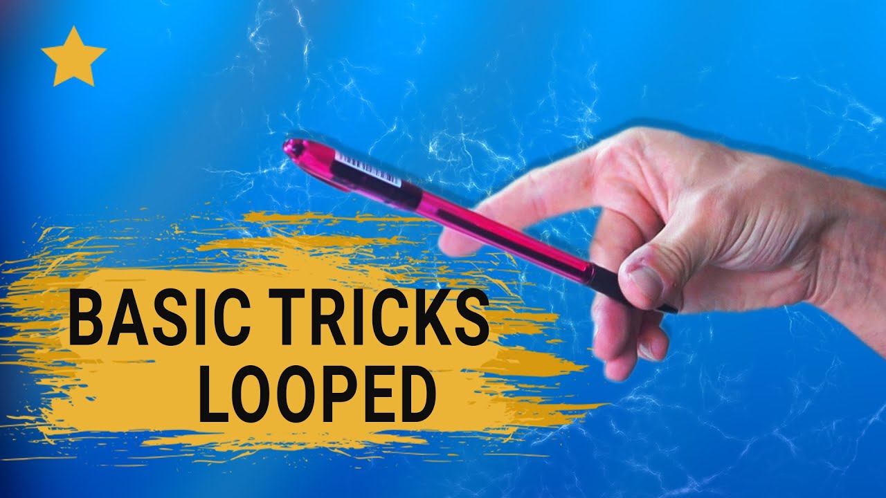 The most basic pen spinning flex / Sonic to Infinity - YouTube