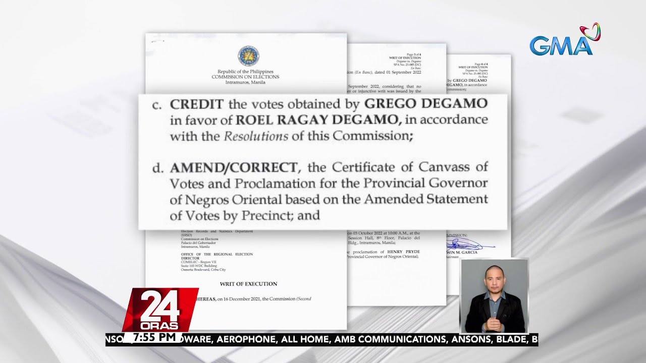 Proklamasyon ni Gov. Henry Teves ng Negros Oriental, iniutos na ...