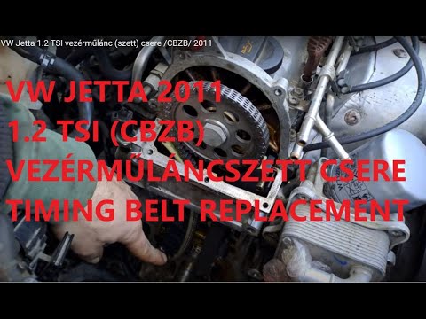 VW Jetta 1.2 TSI vezérműlánc (szett) csere /CBZB/ 2011- Timing Belt ...