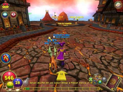 Wizard101: Firecat Alley: Part 1 Walkthrough: WOO!!! :) - YouTube