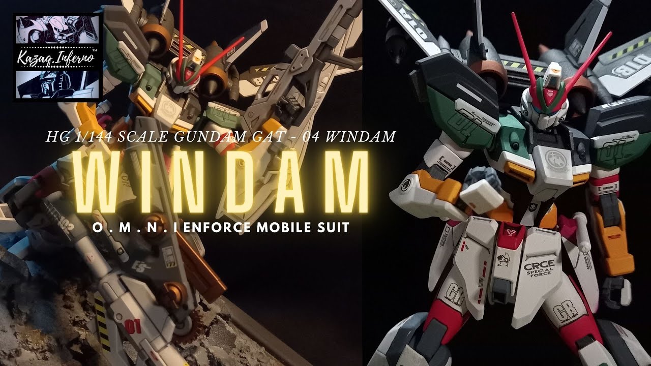 Gunpla Custom Build - HG Windam (GAT - 04 Windam) + Spinning Blaster ...