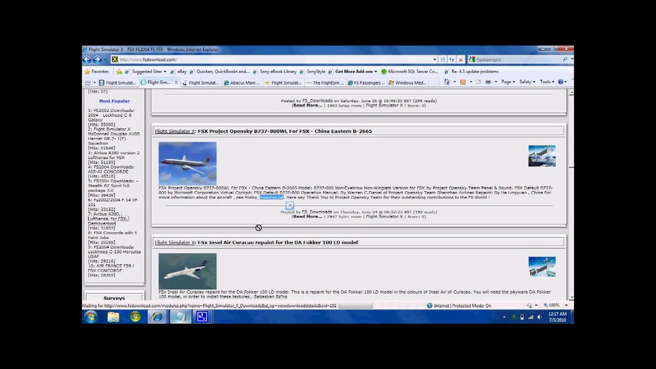 Best FSX Freeware Download Sites - YouTube