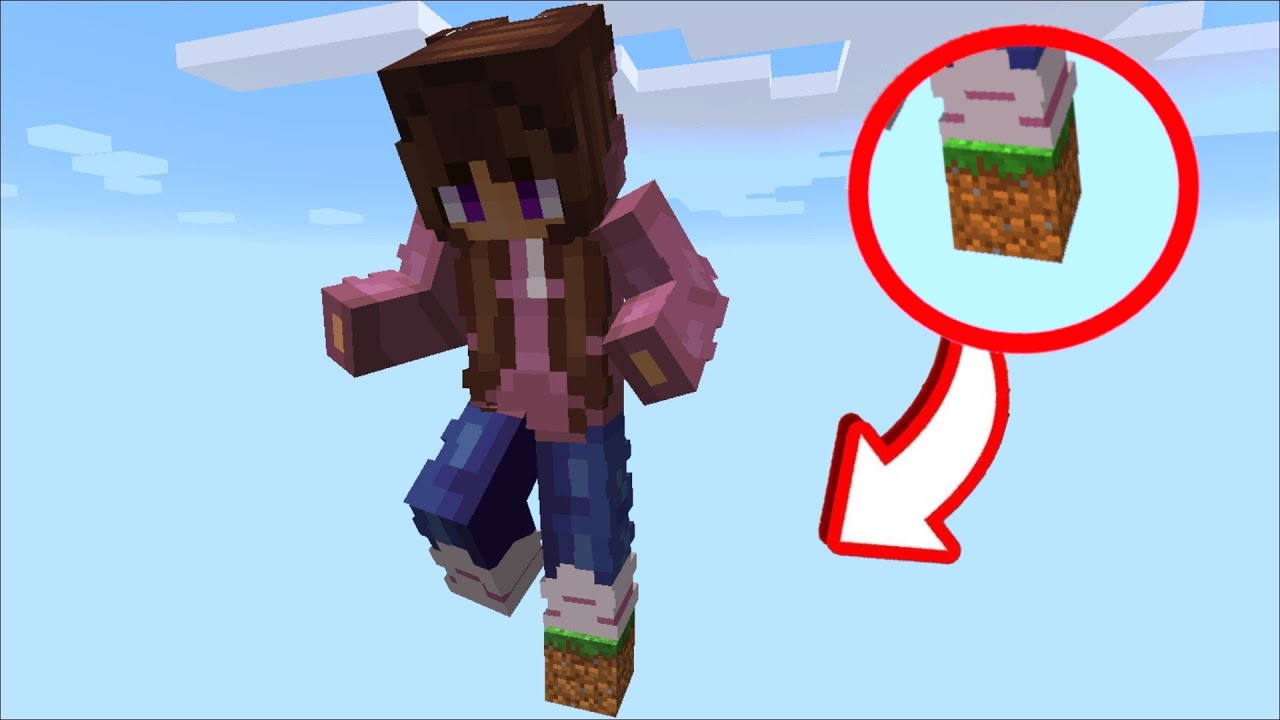 Minecraft But We’re On ONE TINY BLOCK! - YouTube