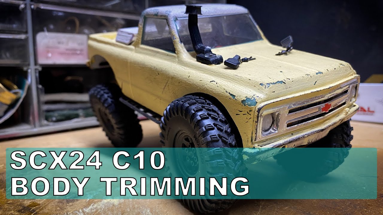 Axial SCX24 C10 Body Trimming Ep.20 - YouTube
