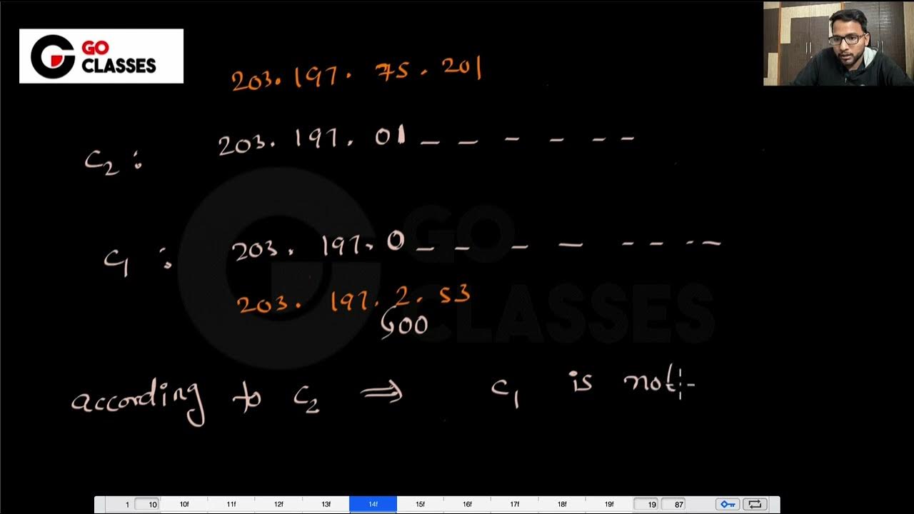 IP addresses| CIDR Classless addressing | Classful addressing | CN Revision Course - YouTube