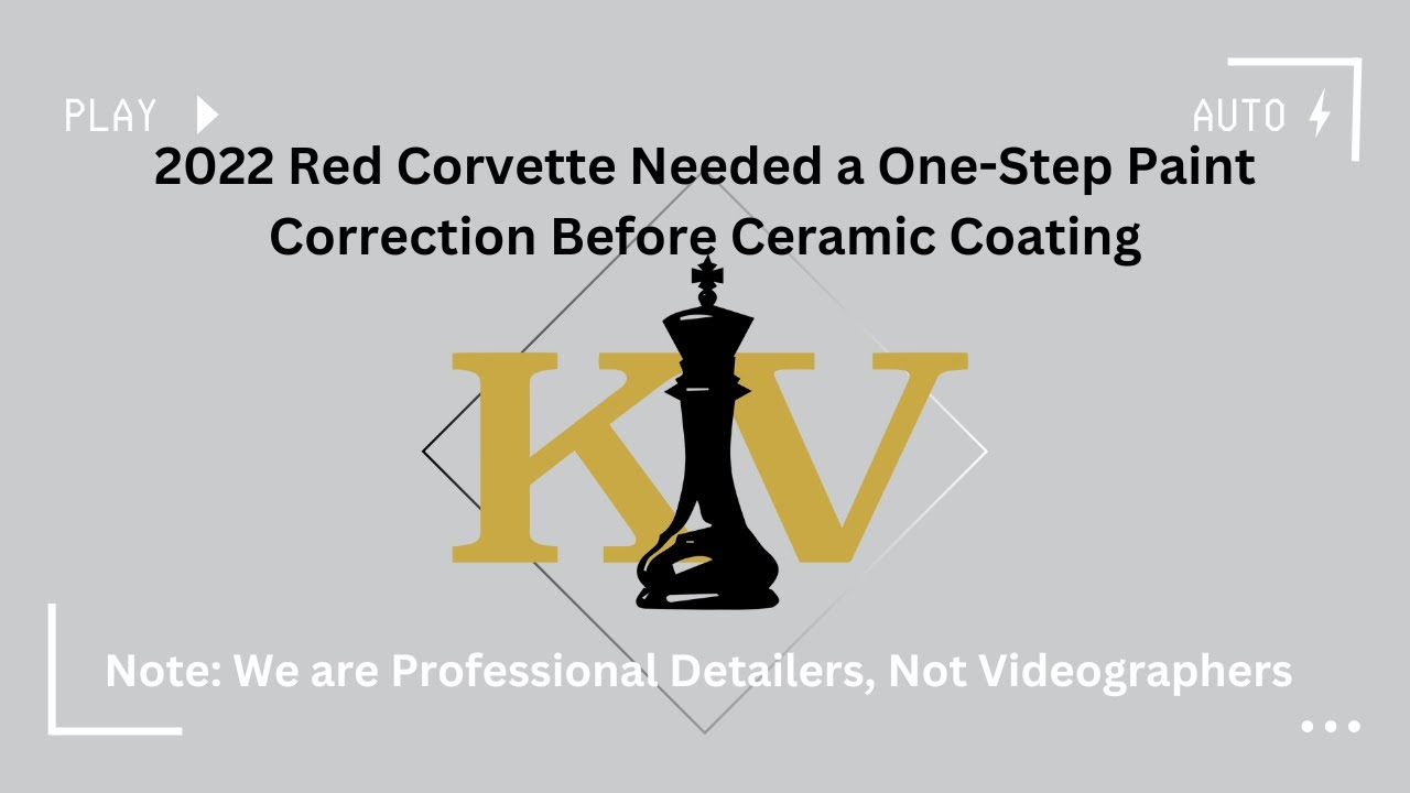 2022 Red Corvette Needed Paint Correction | Micro Marring | Kings Valet ...