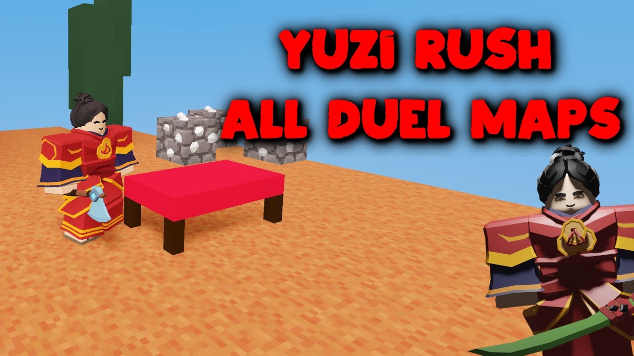Yuzi Rushes From Every Single Duels Map... (roblox bedwars) - YouTube